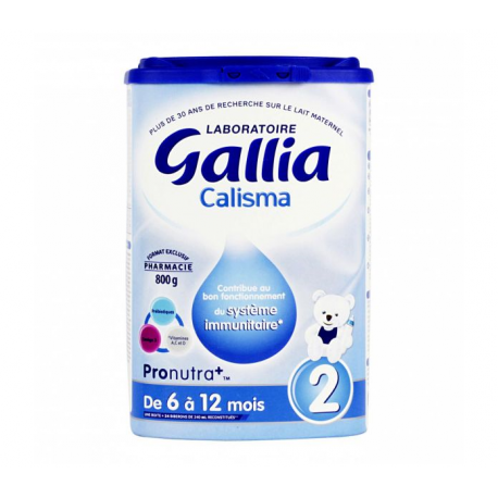 GALLIA Calisma 2 lait de 6 mois à 12 mois 800 gr - Mon-armoire-a ...
