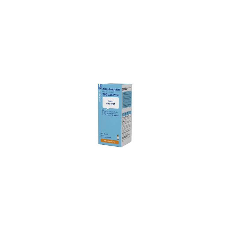 ALFA AMYLASE Biogaran sirop 200 ml (Alfa-amylase) - Mon-armoire-a ...