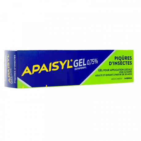 APAISYL Gel Piqûres d'insectes (Chlorhydrate d'isothipendyl) 30g - Mon ...