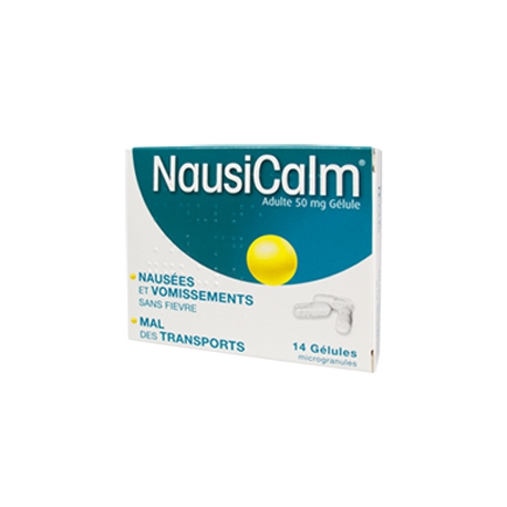 NausiCalm Nausées et Vomissements Adulte 14 gélules - Mon-armoire-a ...