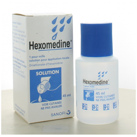 HEXOMEDINE Solution 45 ml (Hexamidine) - Mon-armoire-a-pharmacie.com