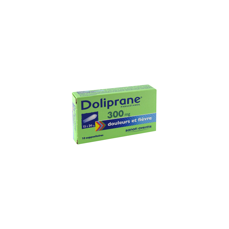 DOLIPRANE 300mg suppositoire (Paracétamol) - Mon-armoire-a-pharmacie.com