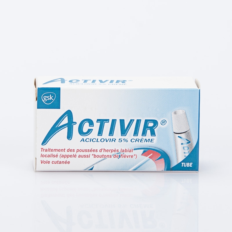 ACTIVIR Crème 2g (Aciclovir 5%) - Mon-armoire-a-pharmacie.com