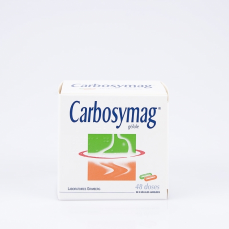 CARBOSYMAG 84 gélules ( Siméticone,charbon activé, oxyde de magésium ...