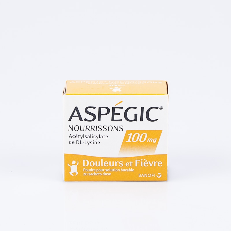 ASPEGIC 100mg nourrissons bte 20 (Acide Acétylsalicylique) - Mon ...