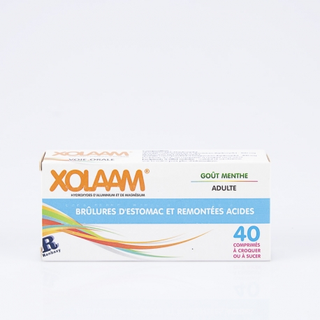 XOLAAM 40cp (Hydroxyde d'Al et Mg) - Mon-armoire-a-pharmacie.com