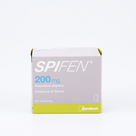 SPIFEN 200mg 30cp (Ibuprofène-Arginine) - Mon-armoire-a-pharmacie.com